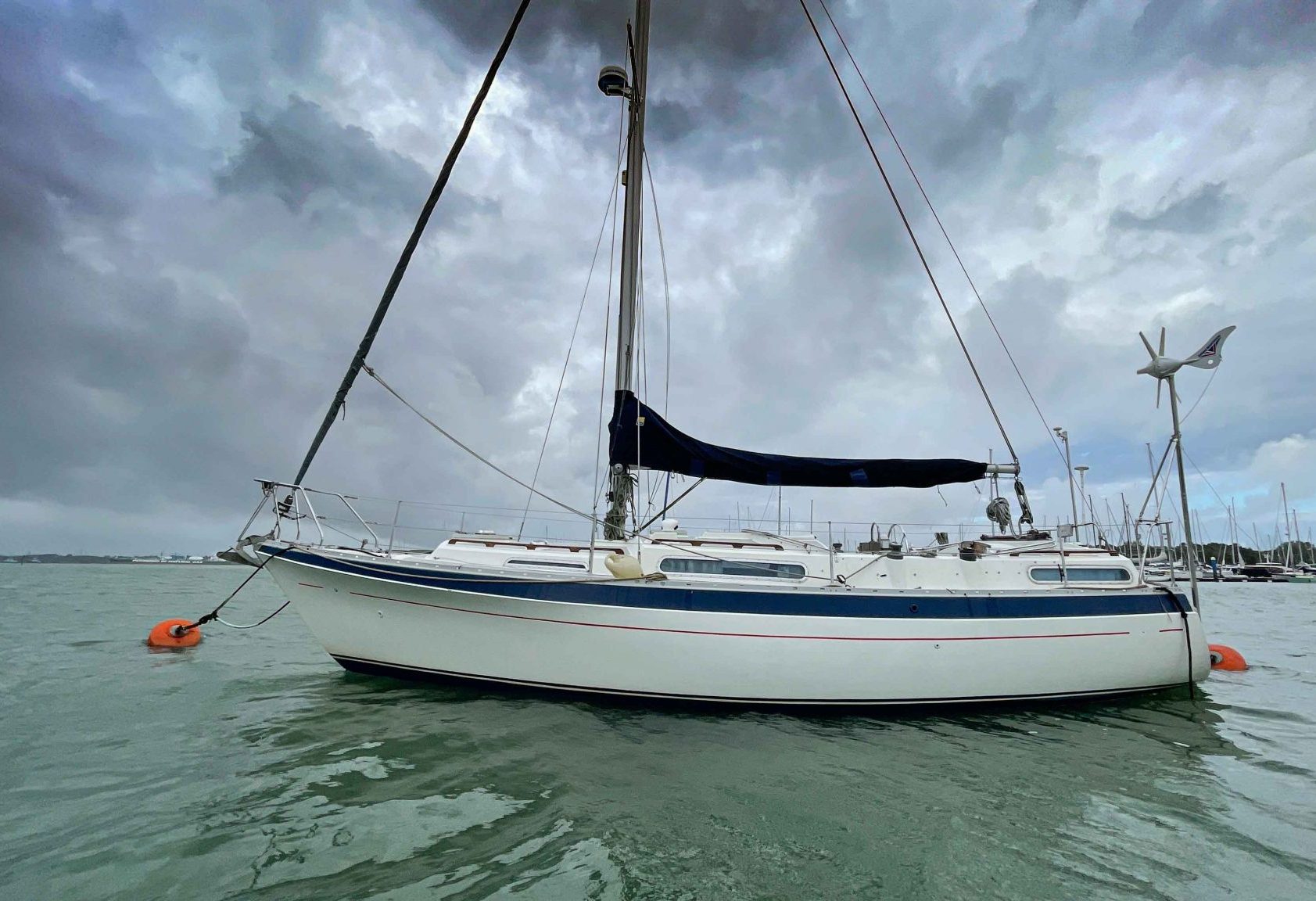 1979 Moody 33 with Thornycroft engine | Parker Adams Boat Sales