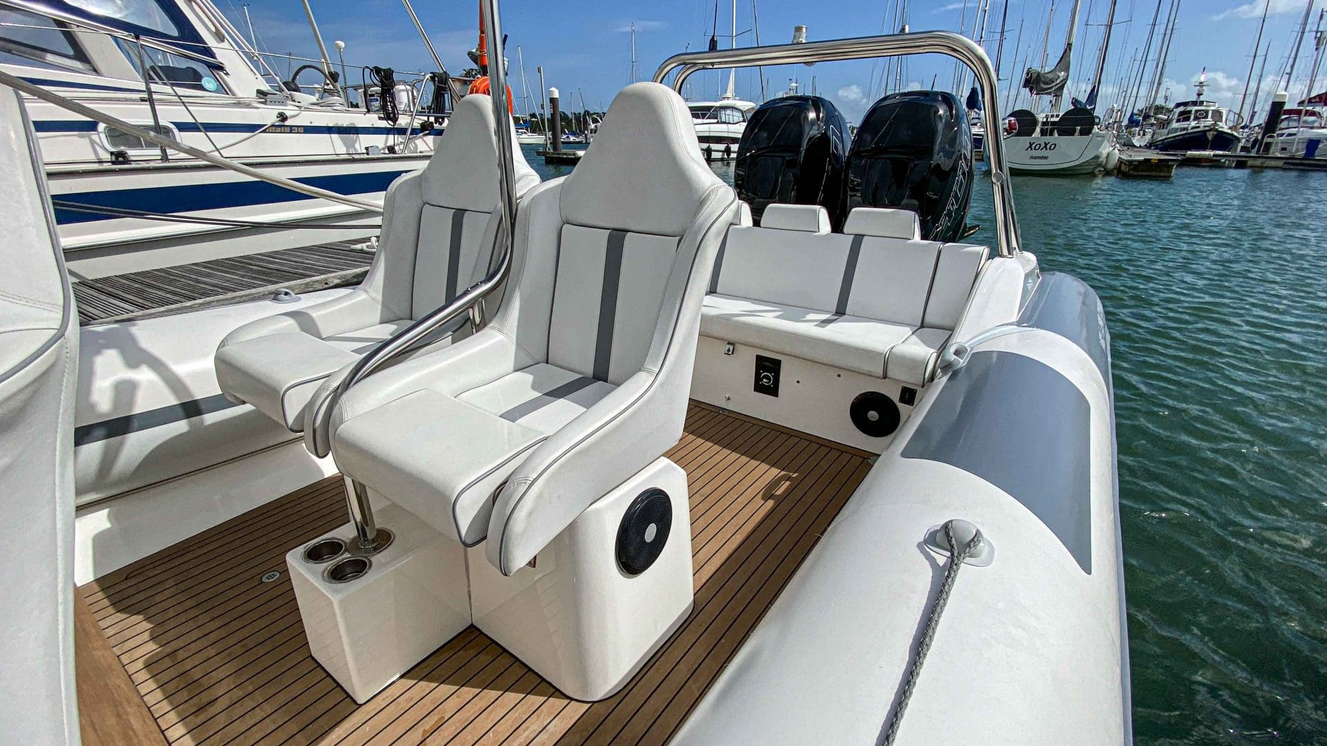 2012 - Hydromax 11m Adam Younger Design RIB - 800HP! | Parker Adams ...