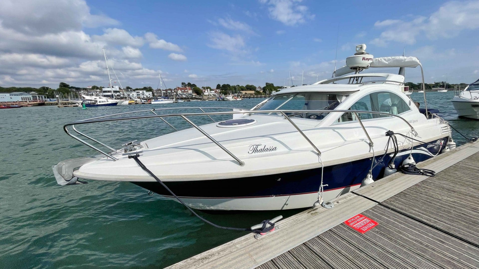 2007 - Finmaster 7600 Sports | Parker Adams Boat Sales