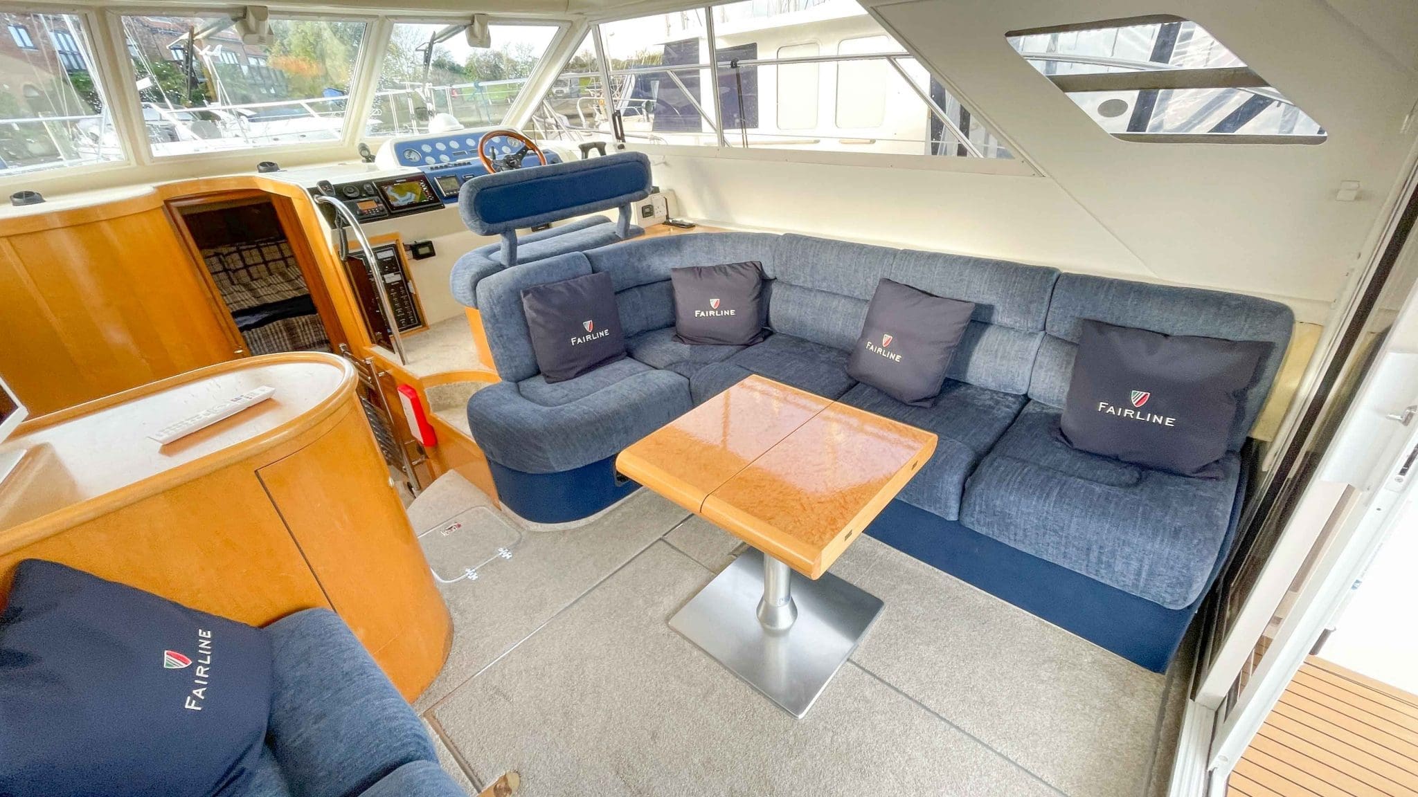 1995 Fairline Phantom 37 with TAMD63P Engines - Parker Adams Boat Sales