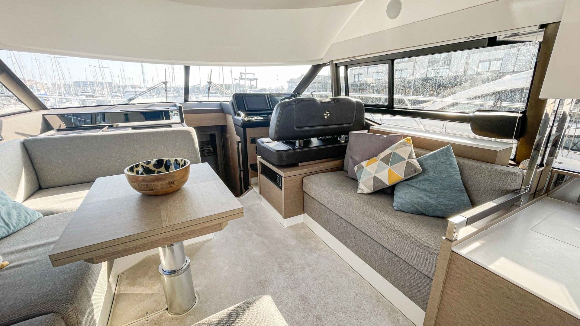 2021 – Prestige 460 with twin IPS 600 engines | Parker Adams Boat Sales