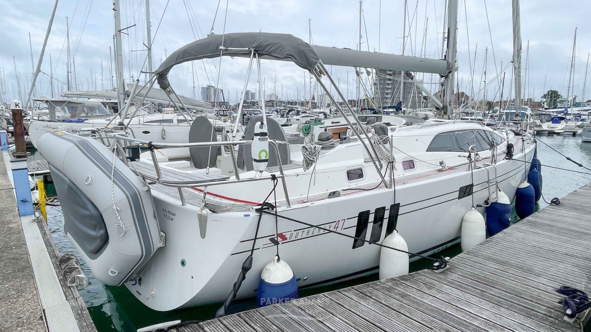 2014 - Southerly 47 with in-boom furling and air con | Parker Adams ...