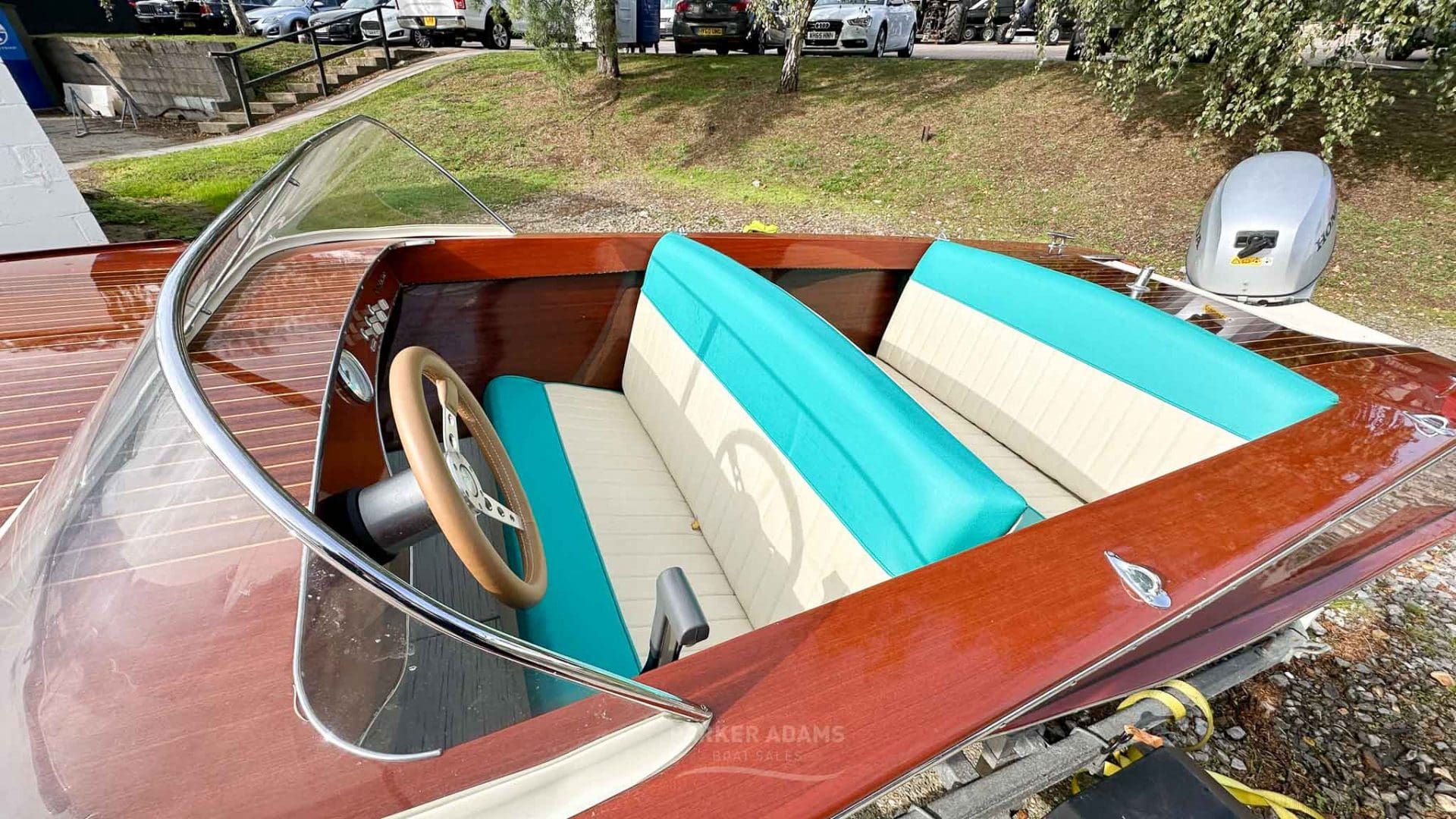 2017 – Finewoodenboats Azzurro with a Honda 15hp outboard | Parker ...