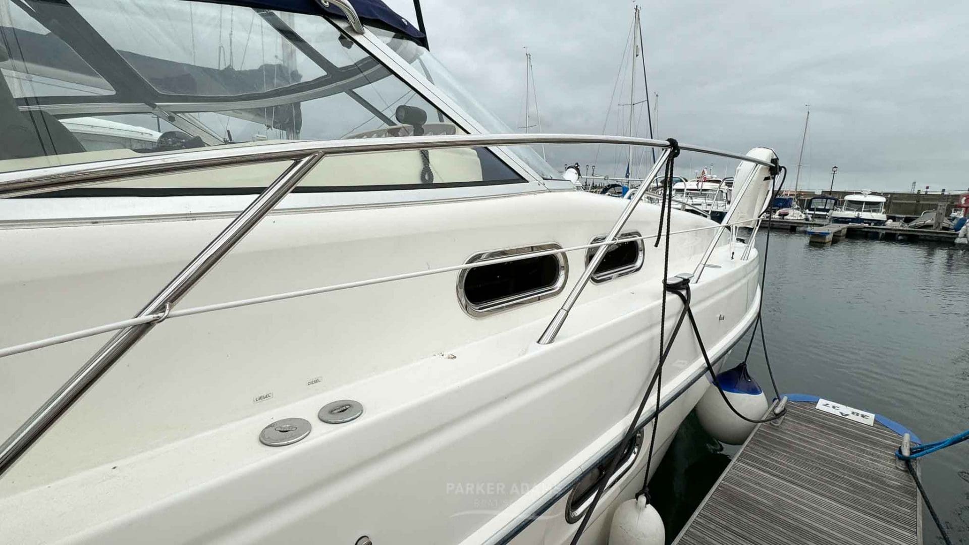 1999 – Sealine S34 with Twin Volvo Penta KAD32 engines | Parker Adams ...