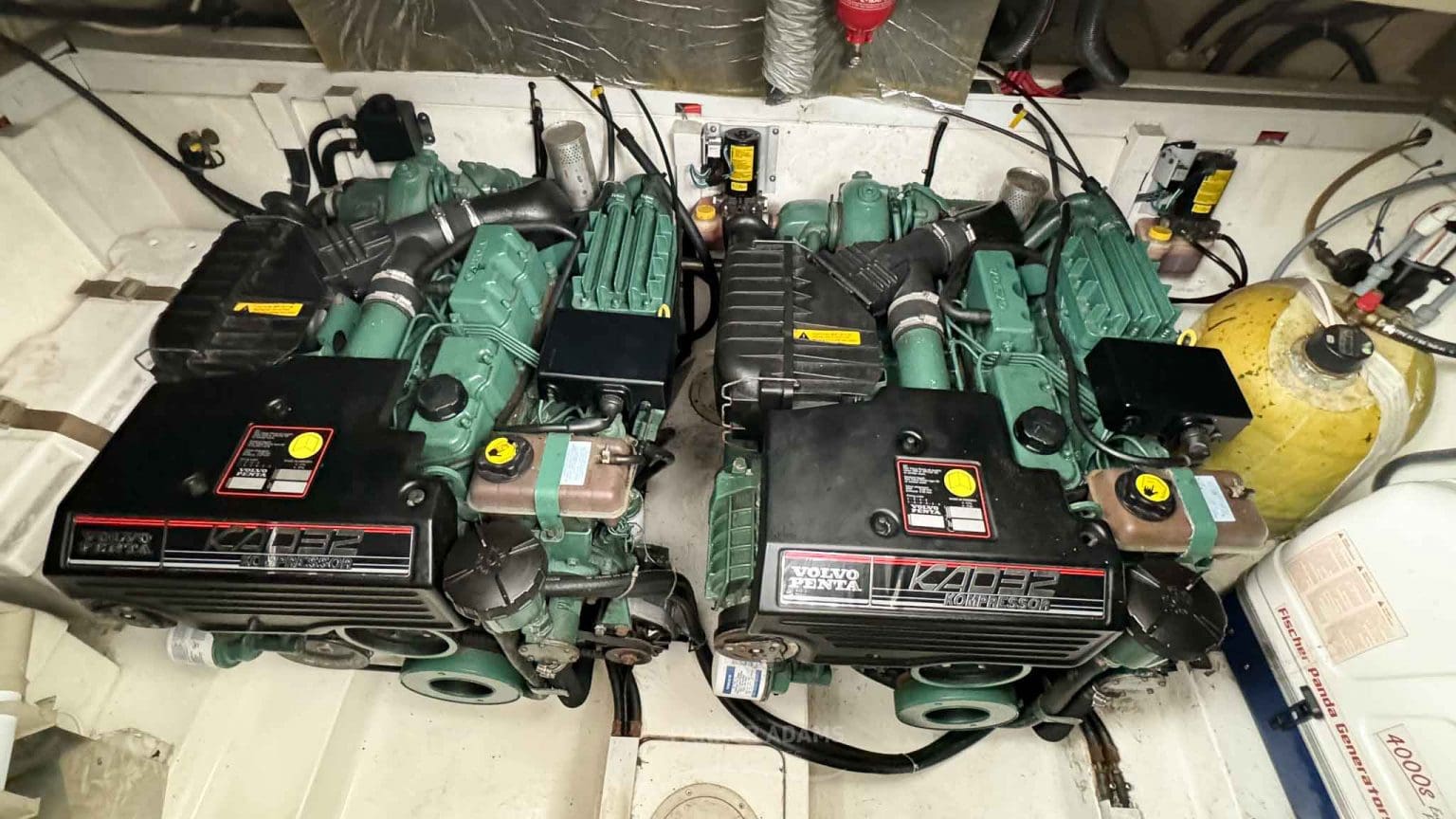 1999 – Sealine S34 with Twin Volvo Penta KAD32 engines | Parker Adams ...