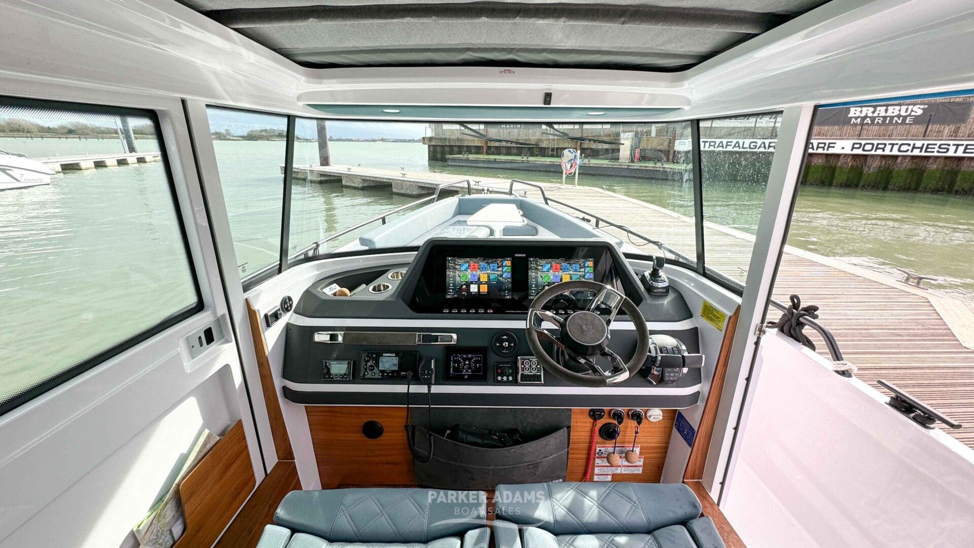 2022 Axopar 28 Cabin Brabus Line in Miami Blue with Twin Mercury 200hp ...